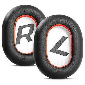 TaiZiChangQin Voyager 8200 UC Ear Pads Ear Cushions Replacement Compatible with Plantronics BackBeat Pro 2 / Voyager 8200 UC Headphone Protein Leather Earpads