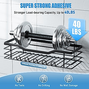 Cozy Tower Shower Caddy, 5 Pack Shower Shelf for Inside Shower, Stainless Steel Bathroom Shower Organizer Adhesive Shower Rack Accessories Large Capacity Shower Storage