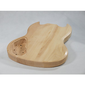 Solo SG Style DIY Guitar Kit, Basswood Body, 3 Pick Ups