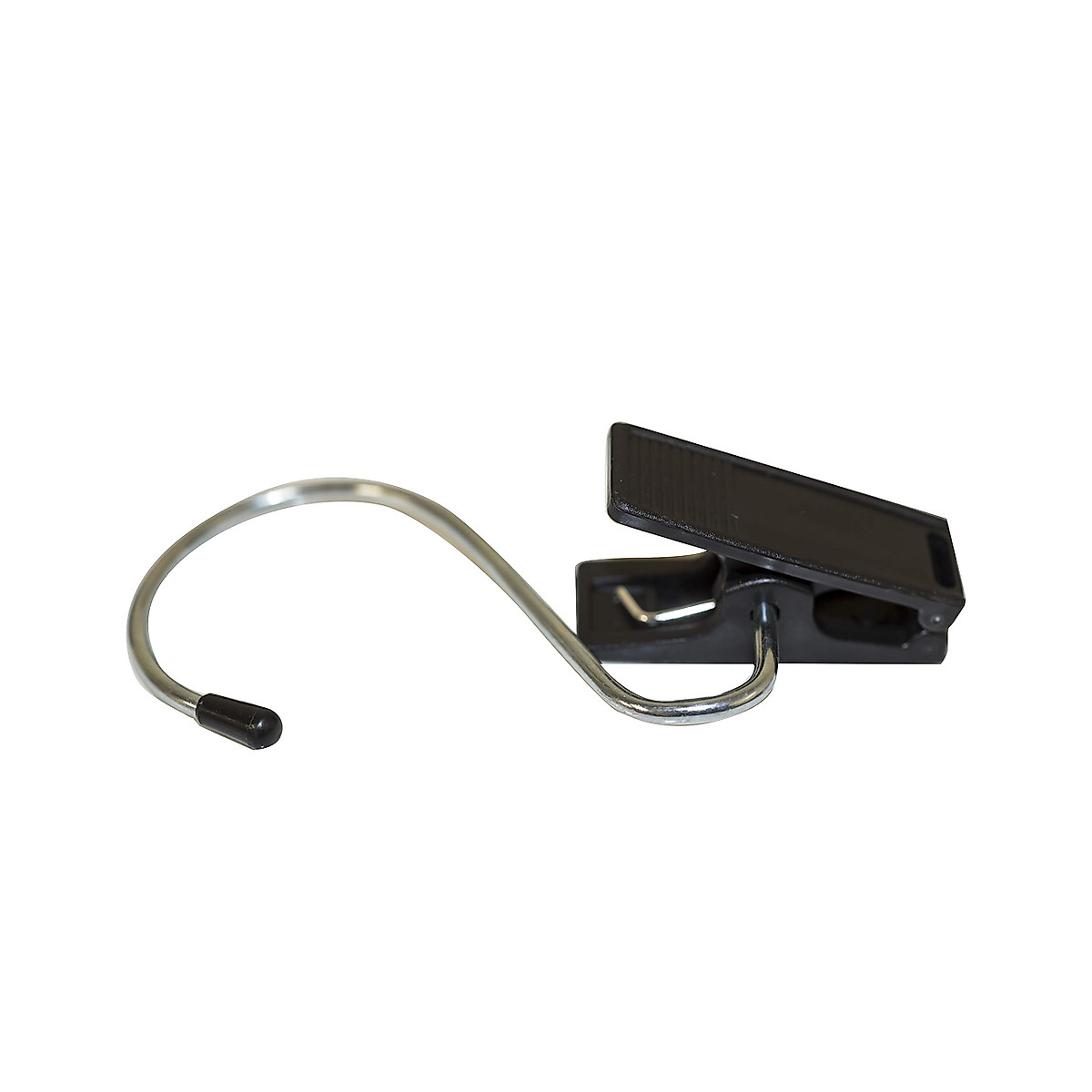 NAHANCO 610B12 Boot Clip Hanger, Chrome, Black Plastic Clip, 4.5” (Pack of 12)