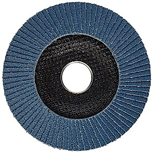 DEWALT Flap Disc, Zirconia, 4-1/2-Inch x 7/8-Inch, 80-Grit (DW8309)