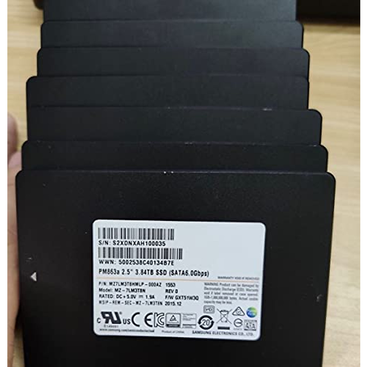 Connectors PM863A Solid State Disk SSD 1920GB SATA 6Gb/s 2.5inch SSD 0 Power-on time, Three Years Warranty - (Cable Length: 1.92TB)