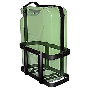 SPARKWHIZ Jerry Gas Can Holder, 5 Gallon / 20 Liter Steel Jerry Can Mount, 2023 Upgrade
