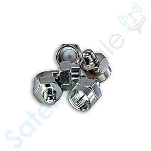 SatelliteSale Universal F-Type 75 Ohm Coaxial Terminator 5-2050 Mhz Pack of 5 Pcs