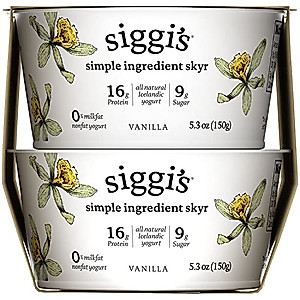 Siggi's Vanilla Non Fat Yogurt 4 Pack, 21.2 OZ