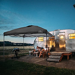 KAMPKEEPER 10x10 Pop Up Canopy Tent Top Replacement Cover Roof with Air Vent, Polyester UV 30 Waterproof for Outdoor Garden Patio Pavilion Sun Shade(Top Only)-Black