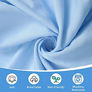 Preboun 10 Pack Bassinet Sheet for Baby Boys Girls Soft Cradle Sheets Microfiber Baby Bassinet Sheets Fit for Most Oval, Hourglass and Rectangular Mattress
