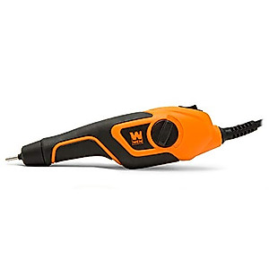 WEN 21D Variable-Depth Carbide-Tipped Engraver for Wood and Metal , Lightweight, Variable Speed, Compact, Orange