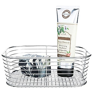 iDesign Vienna Vanity Cosmetics and Makeup Storage, Bathroom, Countertop, and Desk, Set of 1, Basket-Small