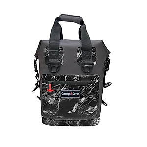 CAMP-ZERO Roll Top Cooler Bag with Backpack Straps