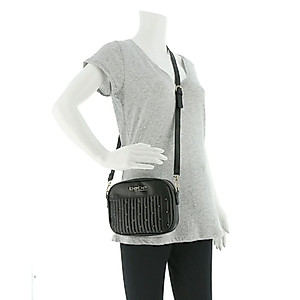 bebe Aliah Camera Crossbody Bag Black