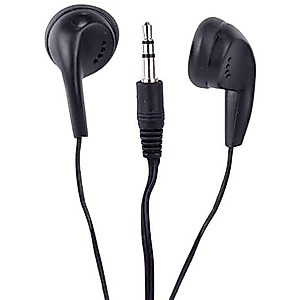 Everyday Wholesale Lots Black Earbuds Bundle Bulk in-Ear Earphones 72 Pack