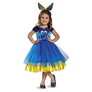 Dory Toddler Tutu Deluxe Finding Dory Disney/Pixar Costume, Medium/3T-4T