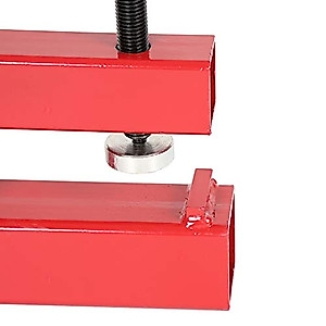 HECASA Clamp On Trailer Hitch 2" Ball Tractor Mount Receiver Hitch Mount Adapter Compatible with Deere Bobcat Tractor Bucket