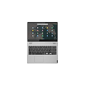 Lenovo Chromebook C340 2-in-1 Laptop, 15.6" FHD (1920 X 1080) Touchscreen Display, Intel Pentium Gold 4417U Processor, 4GB DDR4 RAM, 32GB SSD, Chrome OS, 81T90003US, Mineral Grey