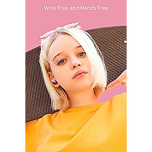 1MORE Stylish True Wireless in-Ear Headphones - Bluetooth - 6.5 Hours of Battery - 15-Minute Quick Charge for 3 Hours of Use – Portable Charging Headphone Case Included - Pink (Renewed)