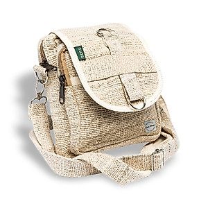 Core Hemp Crossbody Bag - Handmade Crossbody Natural Purse