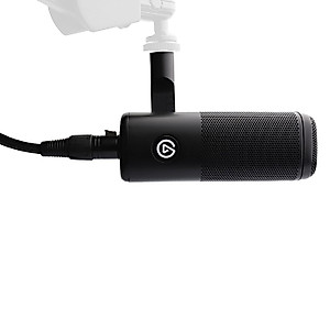 Elgato Wave DX with Cable - Dynamic XLR Microphone with 10ft/3m XLR Cable, Speech optimised for Podcasting, Streaming, Broadcasting, No Signal Booster Required, Works with Any Interface, PC/Mac