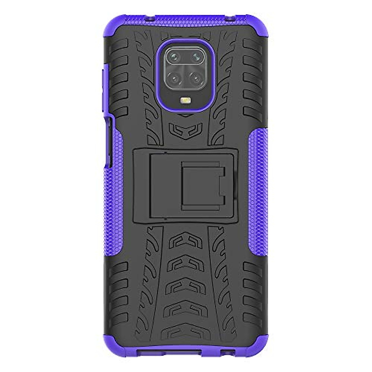 COTDINFORCA Compatible with Xiaomi Redmi Note 9S / Note 9 Pro Case Heavy Duty with Kickstand Dual Layer Drop Protection Shockproof Hard Phone Case for Xiaomi Redmi Note 9 Pro Max/Note 9S. Hyun Purple