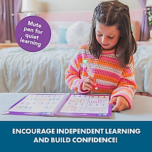 Educational Insights Hot Dots Let's Learn Kindergarten Math - Kindergarten Math Workbook, Classroom Essentials, Ages 5+