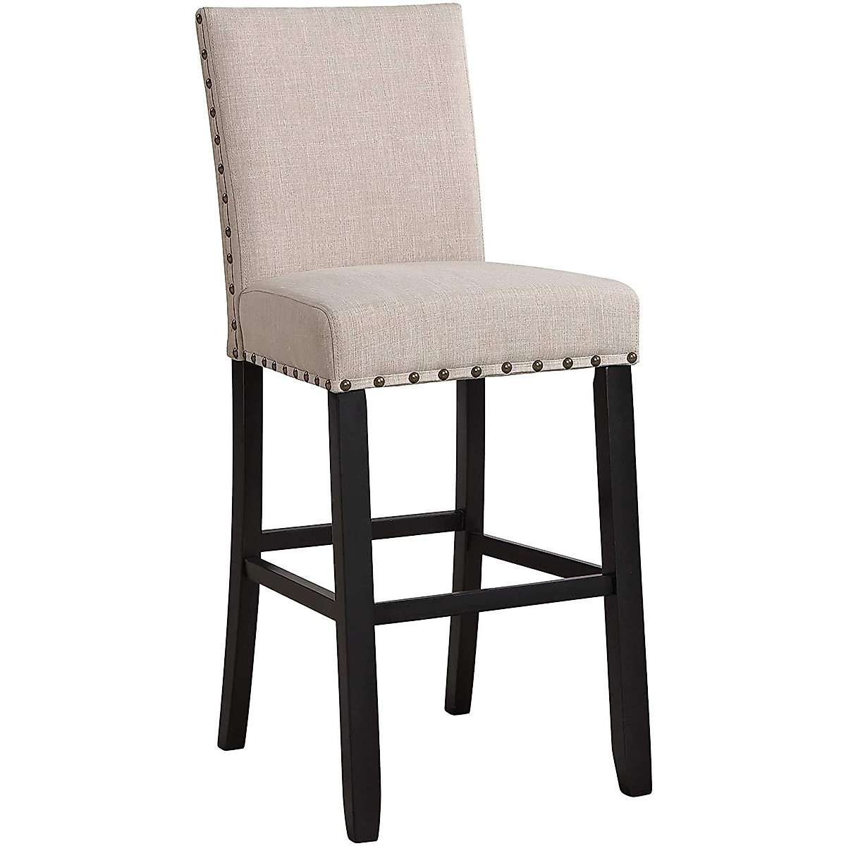New Classic Furniture Crispin Bar Chair, 2-Pack, Natural