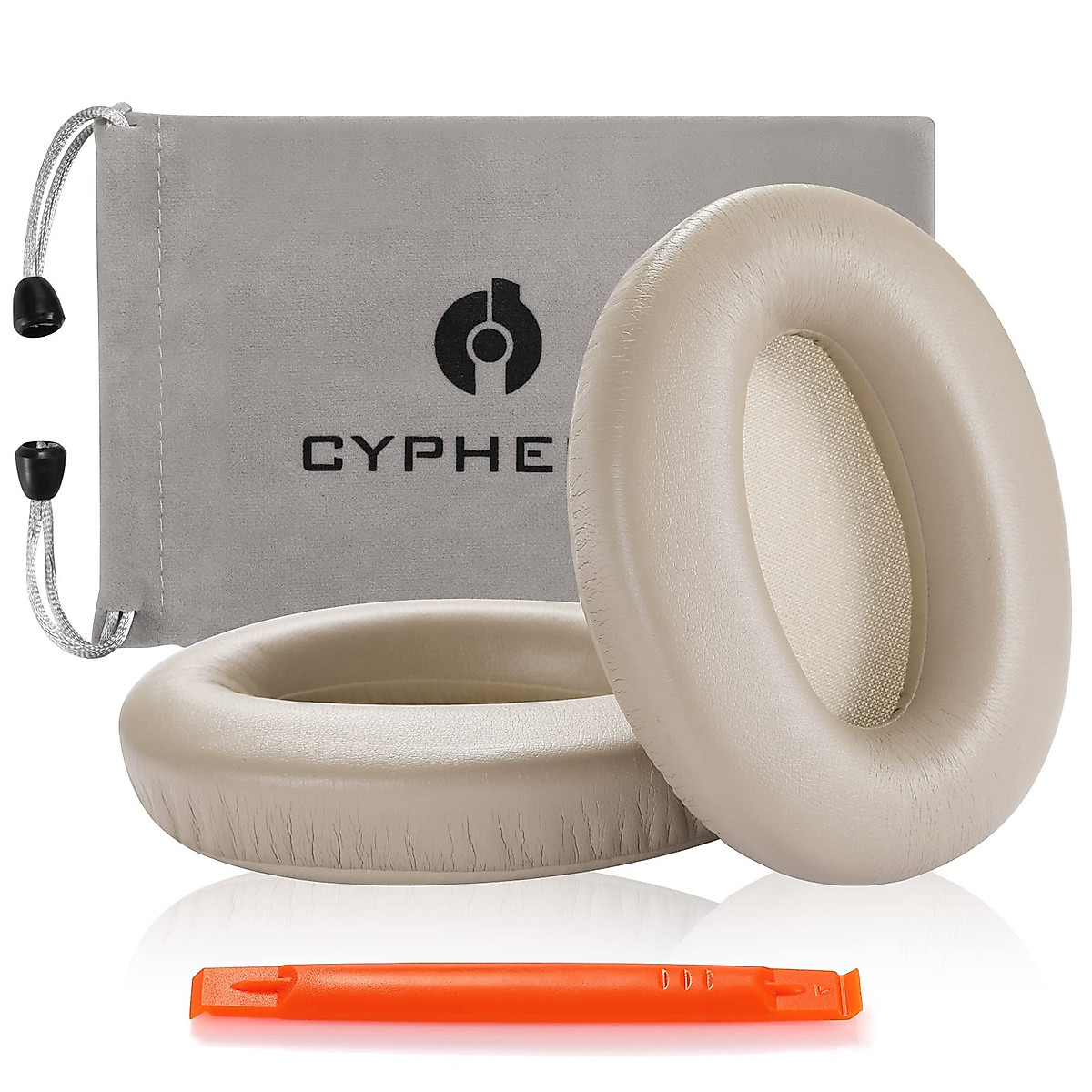 Replacement Ear Pads Cushions, Soft Earpads Cover Compatible for Sony WH-1000XM3 Noise-Cancelling Over Ear Headphones (Gold)