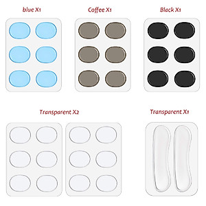 MIKIMIQI Drum Dampeners Gel Pads, 30 Pcs Round Silicone Drum Silencers and 2 Pcs Long Clear Soft Drum Dampening Gel Pads Drum Mute Pads for Drums Tone Control, 4 Colors