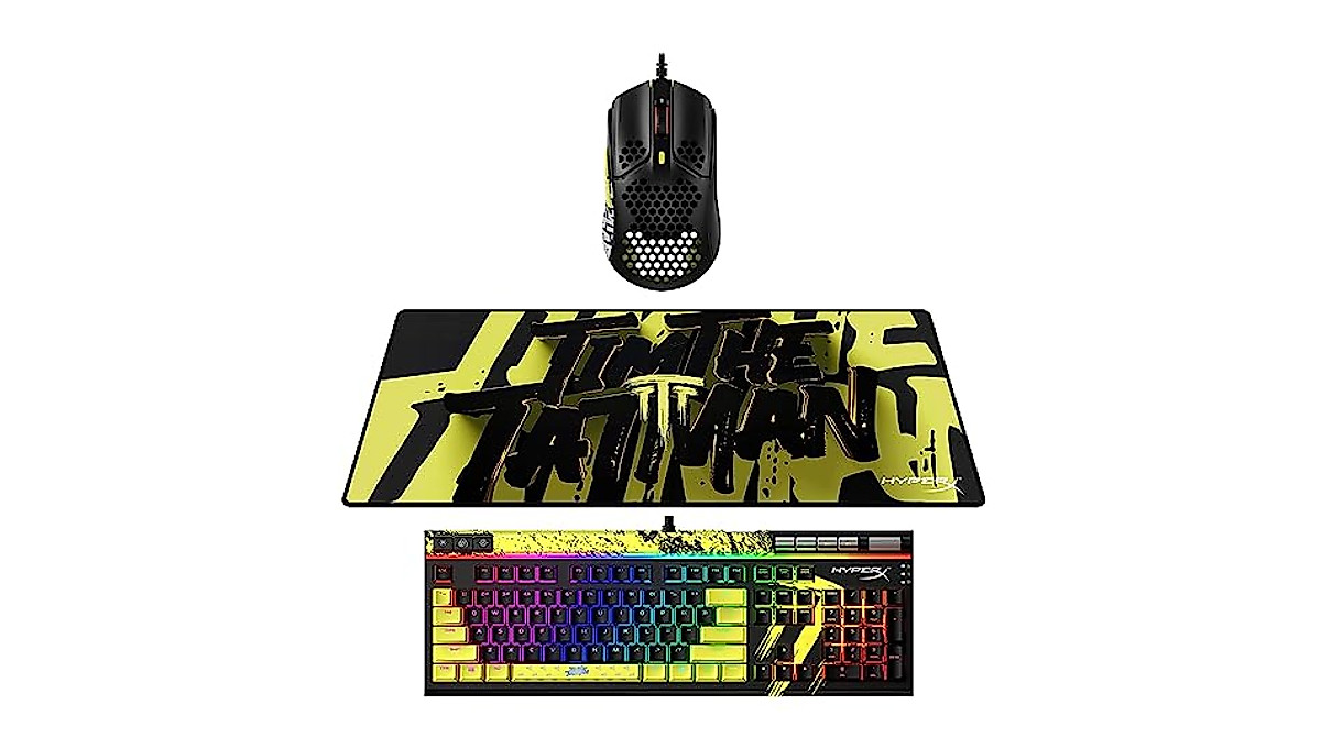HyperX TimTheTatman Gaming Bundle: Elite Keyboard & Mouse Set