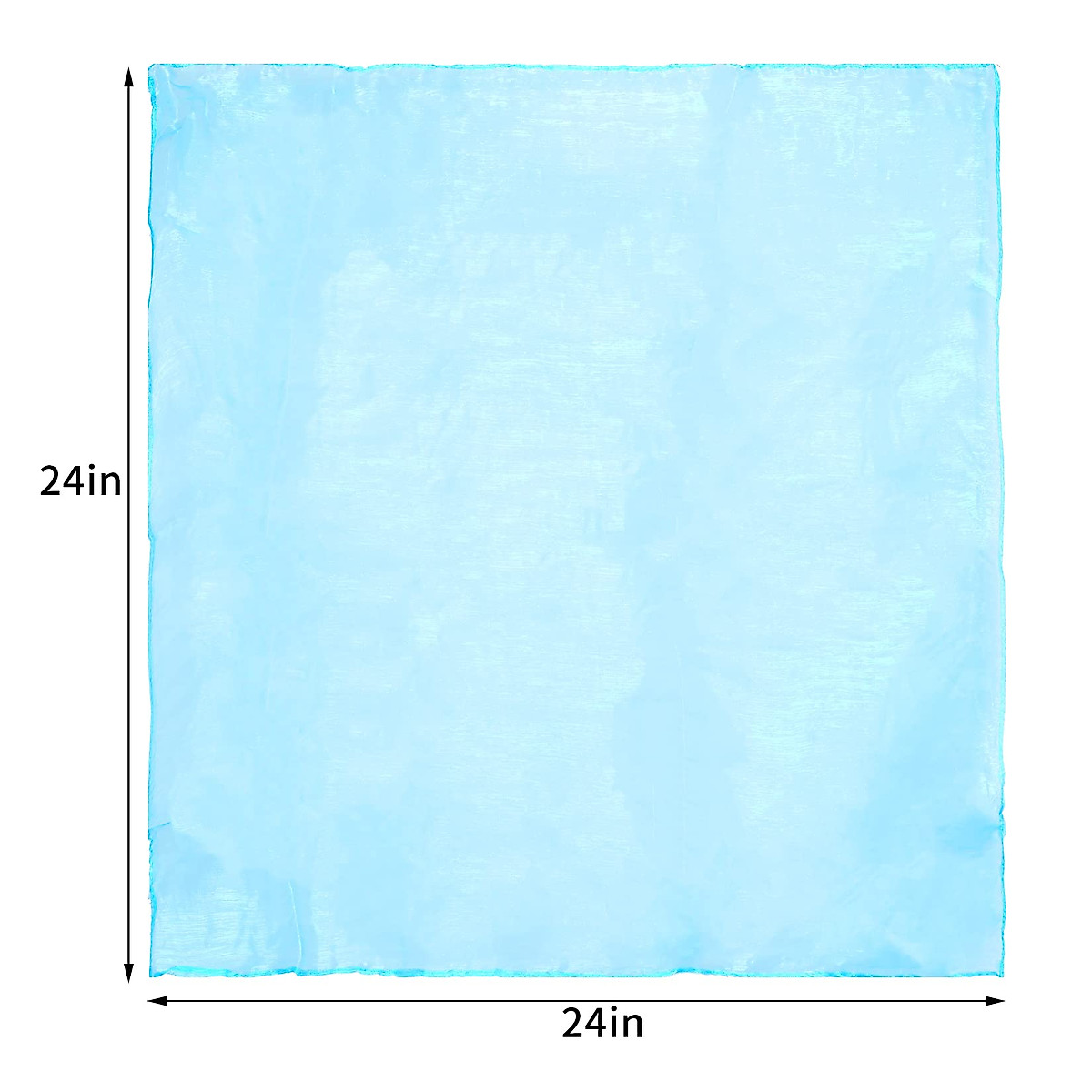 Jmkcoz 12pcs Square Juggling Silk Dance Scarves Magic Tricks Performance Props Accessories Movement Scarves Rhythm Band Scarf 24 Inches 12 Colors