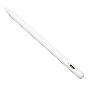 Touch Screen Pen Easy Operation Glossy Writing Magnetism Palm Rejection Tablet Stylus for Pro 9.7 in 2016 (White)