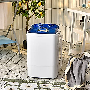 Spexlb Portable Mini Compact Washing Machine, SPB38-1401, Blue