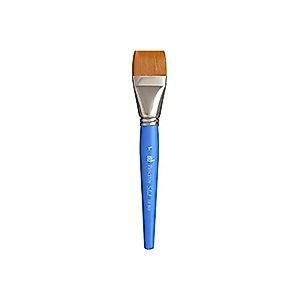 Princeton Select Artiste, Series 3750, Paint Brush for Acrylic, Watercolor and Oil, Flat Wash, 1 Inch