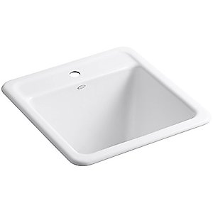 KOHLER 19022-1-0 Park Falls Utility Sink, 22" X 14" X 11", White
