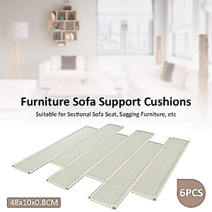 Activane Furniture Sofa Support Cushions Sofa Protector Boards Deluxe Couch Strengthener Sofa Flat Pad Seat Sagging Furniture Support 6pcs