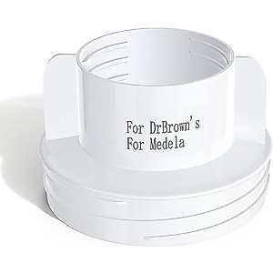 Hopebig Bottle Warmer Adapter for Dr Brown's & Medela Baby Bottle - 40MM (Bottle Warmer not Included)