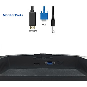 MTG Bundle 24" inch1080p LCD Monitor - Full HD, 75Hz, 3ms, VESA Mountable, USB C Docking Station 10 in 1 Hub (Power Adapter not Included) for Windows and Mac, with MTG Wireless Keyboard and Mouse