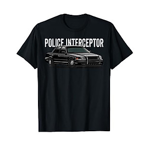 Police Interceptor Crown Vic Patrol car T-Shirt T-Shirt