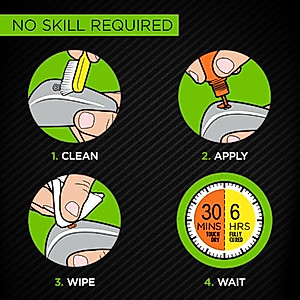 G-Paint Golf Club Paint - Touch Up, Fill in, Customize or Renovate Your Clubs - 4 Pack of 10ml Bottles. Yellow, Pink, Orange & Green