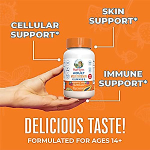 Adult Multivitamin Multimineral Gummies & Eye Care Gummy Vitamins Bundle by MaryRuth's | Vitamin C, Vitamin D and E | B Vitamins | Biotin | Zinc | Supplements for Eye Health, Vegan, Non-GMO