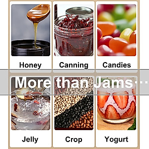 Josisi 4oz Mason Jars, 40pcs Glass Round Canning Jars with Silver Regular Lids and Bands, Jam, Jelly Containers for Honey, Yogurt and Wedding Favors