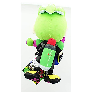 Little Buddy Splatoon 2 Series Inkling Boy Neon Green Plush, 10", Multi-Colored