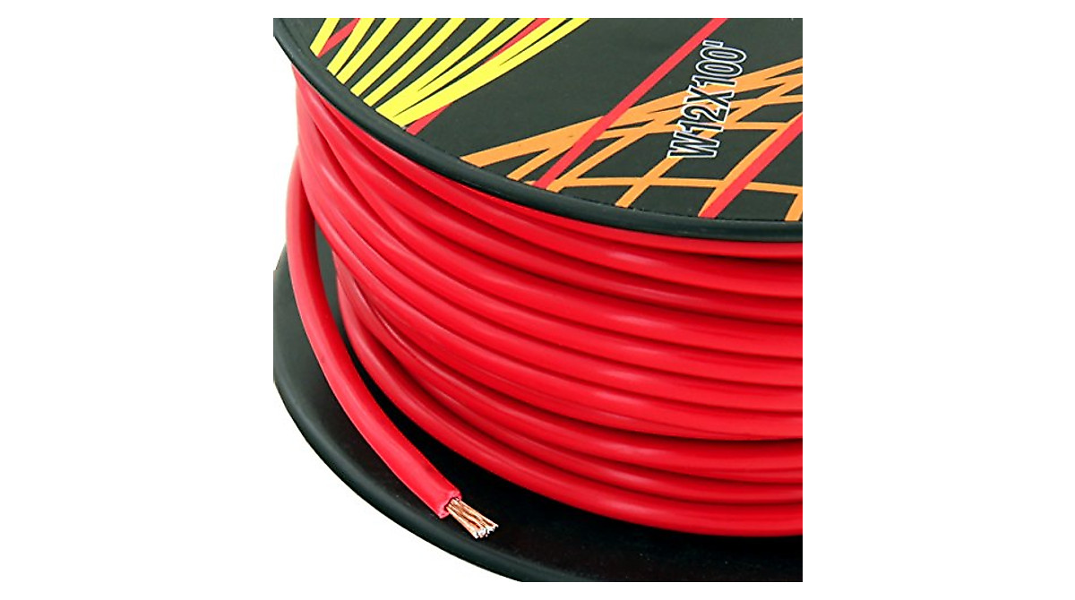 GS Power 12 Gauge Electrical Wire 4-Pack - Versatile Low Voltage Wiring