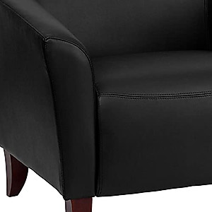 Flash Furniture HERCULES Imperial Series Black LeatherSoft Loveseat