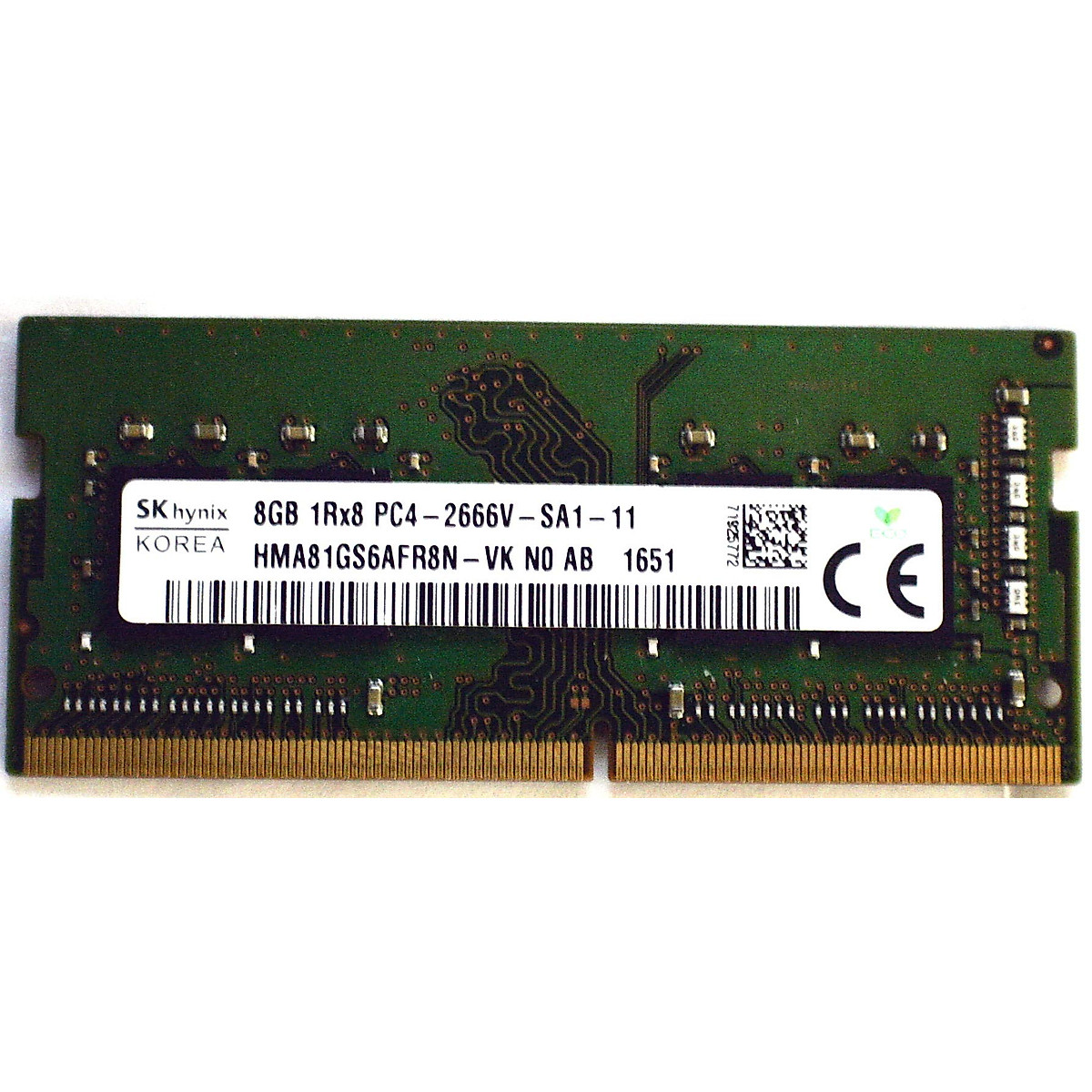 Hma81gs6afr8n-vk Genuine Original Hynix Laptop Memory 8gb Pc4-2666v Ddr4 SODIMM
