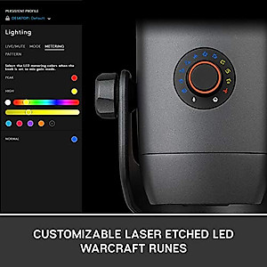 Logitech for Creators BlueYetiXWorldofWarcraft Edition Professional Podcast,Gaming,Streaming USB Mic,Blue VO!CE Effects,Including Advanced Voice Modulation Warcraft Character Presets & HD AudioSamples