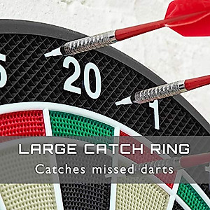 Viper 850 Electronic Dartboard, Ultra Bright Triple Score Display, 50 Games With 470 Scoring Variations, Regulation Size Target-Tested-Tough Segments Made From High Grade Nylon, Includes 6 Darts,Black
