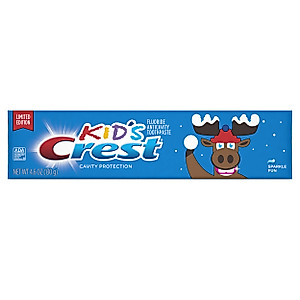 Crest Kid's Crest, Fluoride Anticavity Toothpaste, Sparkle Fun Flavor, 4.6-Ounce Tube
