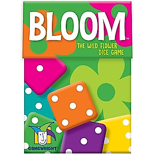 Gamewright - Bloom - The Colorful Wild Flower Roll and Write Dice Game, 5"