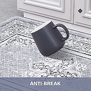 ASPMIZ 3 Pieces Kitchen Mats Cushioned Anti Fatigue, Waterproof PVC Runner Rug Kitchen Memory Foam Rugs Non Slip Kitchen Mats for Floor, Alfombras para Cocina, 18'' x 30'' + 18'' x 48'' + 18'' x 60''