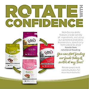 NutriSource Senior Cat Food, Made with Chicken and Rice, Weight Management Blend, with Wholesome Grains, 6.6LB, Dry Cat Food